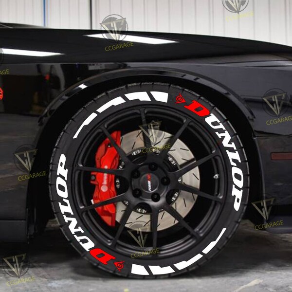 Dunlop Tire Stickers - Etsy