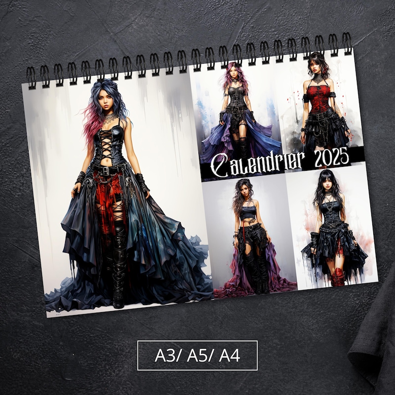 2025 Girl Calendar - Etsy