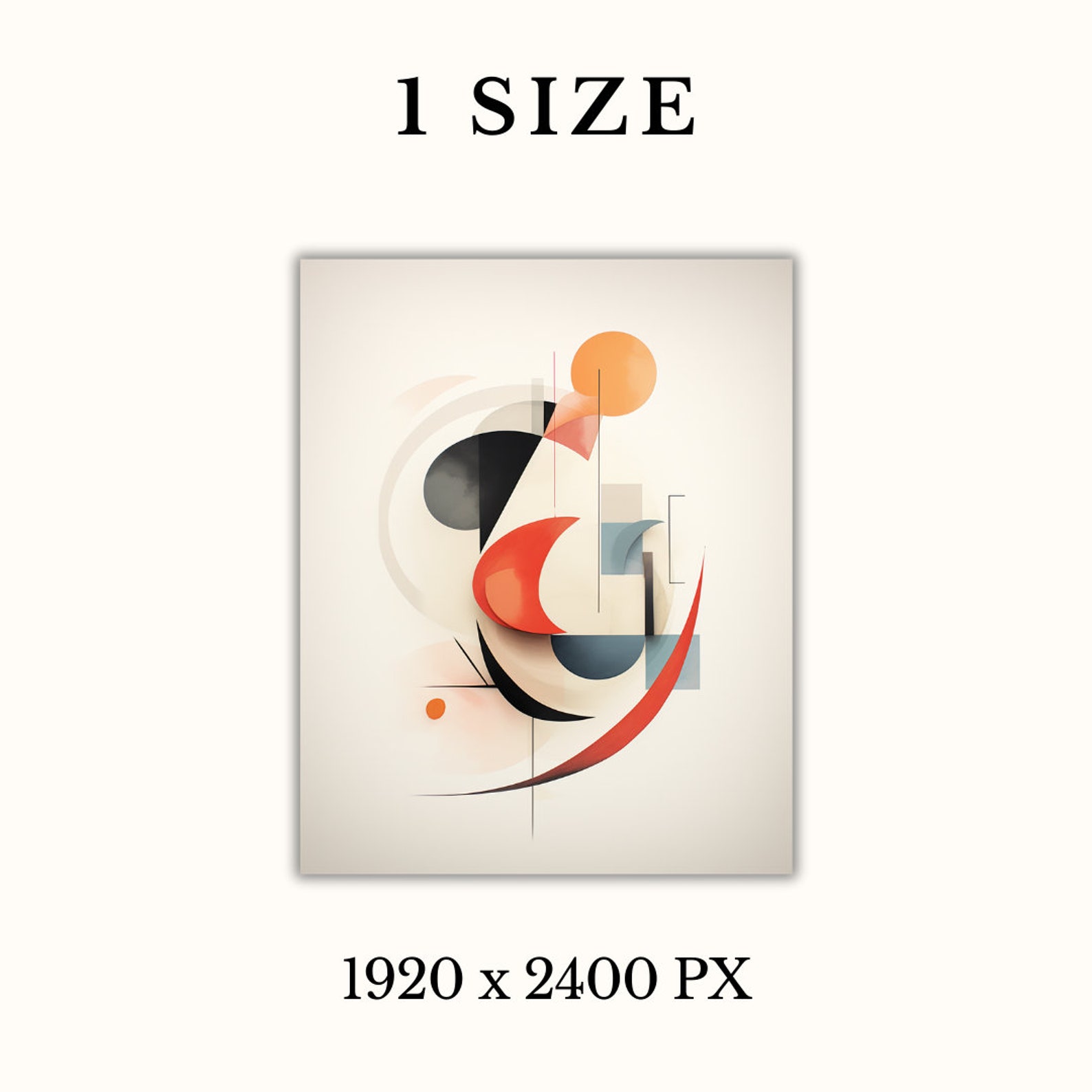 3 Abstract Wall Art Bundle Digital Product 1920x2400 Px - Etsy