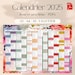 Calendrier Annuel 2025 avec ou sans Fêtes et Vacances | Fichiers PDF ...