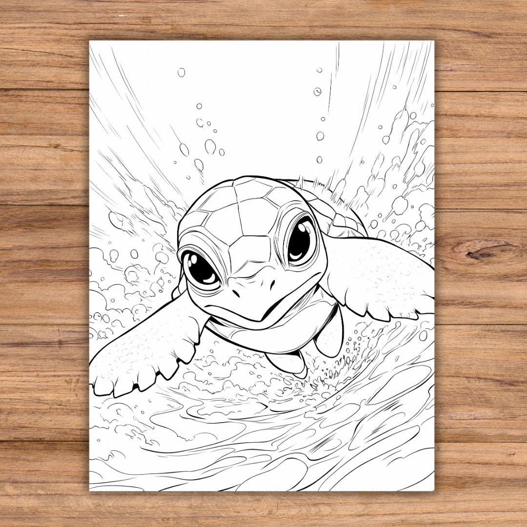 Animal's Coloring Pages for Kids 50 Pages Digital Product A4 Size PDF ...