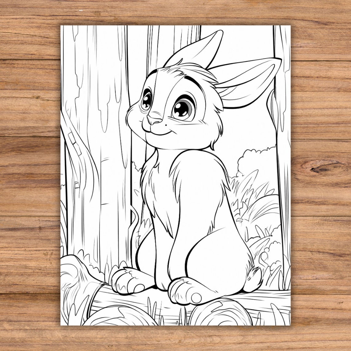Animal's Coloring Pages for Kids 50 Pages Digital Product A4 Size PDF ...