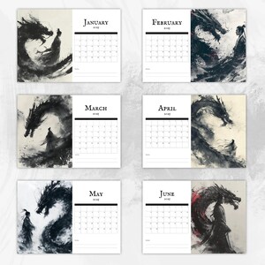 2025 Calendar "chinese Dragons" - Epic Illustrations and Fantasy Art ...