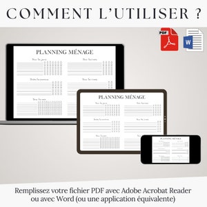 Printable and Digital Household Planning PDF and DOCX (word) | 2024 ...