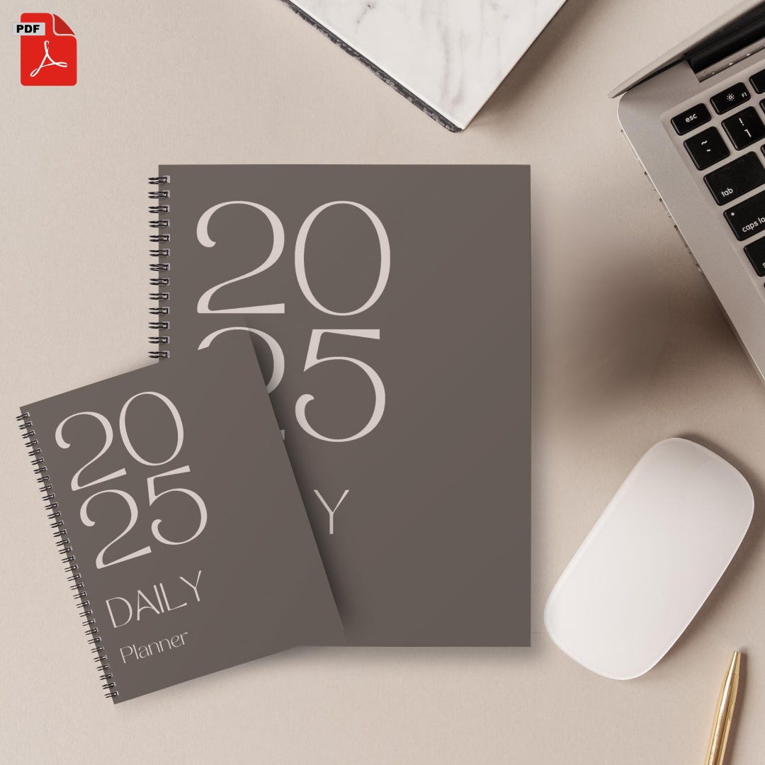 2025 Daily Planner January to December 2025 | PDF Files | 412 Pages ...