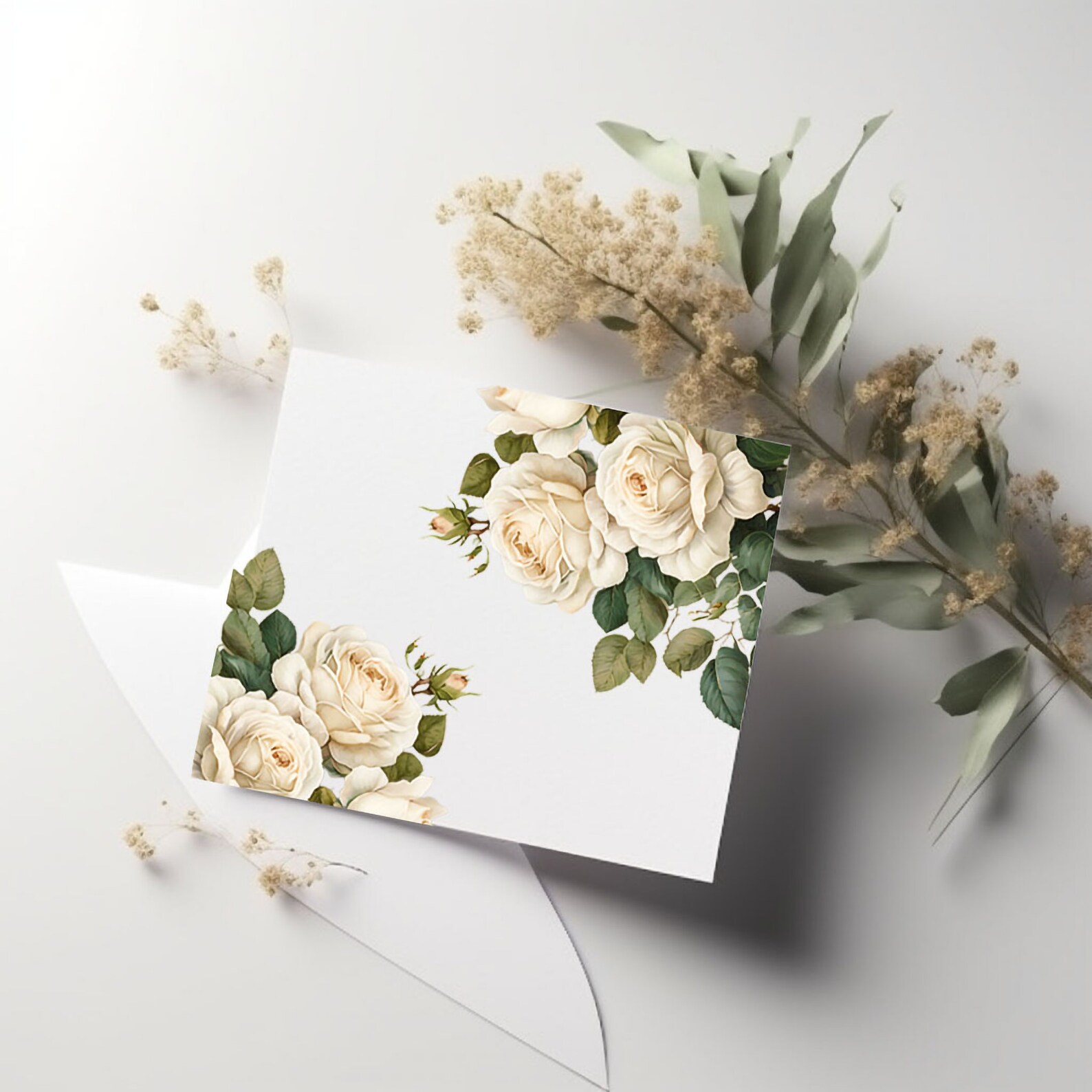 Watercolor Roses Clipart, Roses and Leaves PNG, Roses Clipart ...