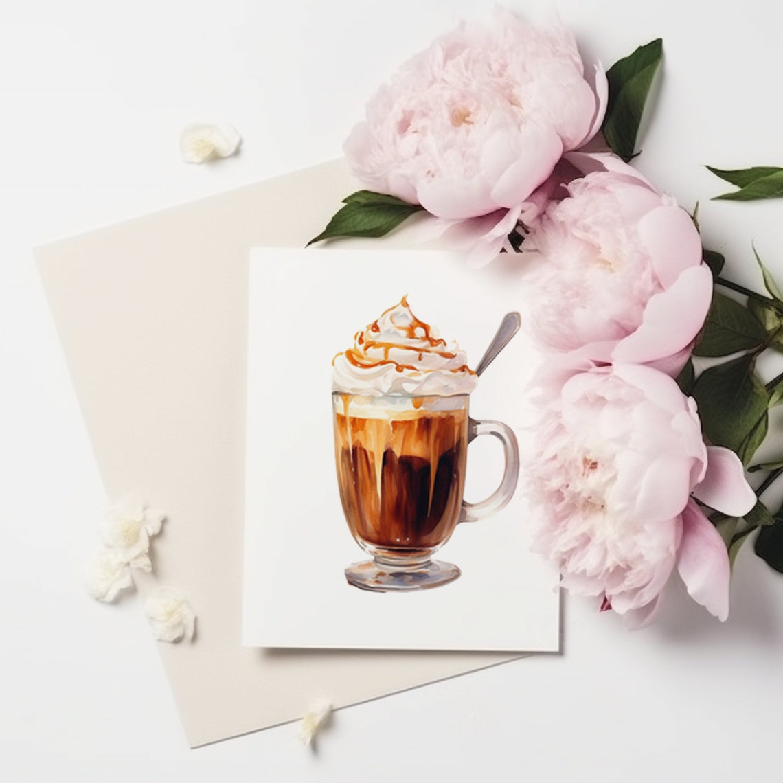 Watercolor Coffee Clipart Coffee Lover Clipart Coffee - Etsy