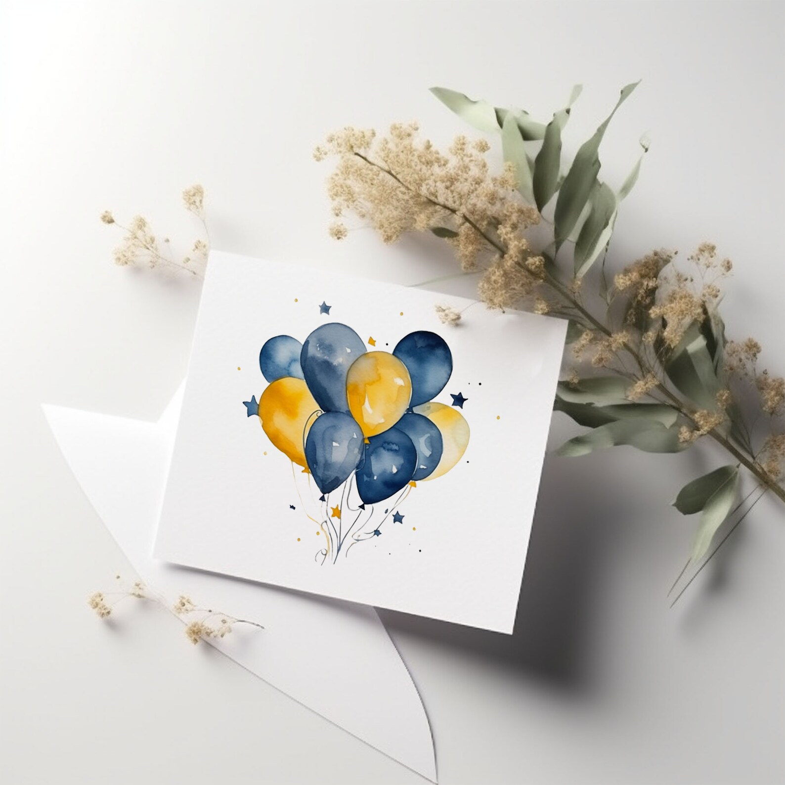 Watercolor Balloon Clipart, Birthday Balloons Clipart, Birthday Clipart ...