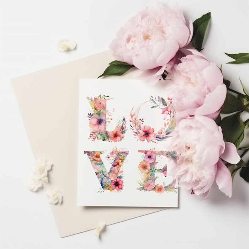 Pastel Floral Alphabet Png, 26 Floral Letters Clipart, Boho Letter ...