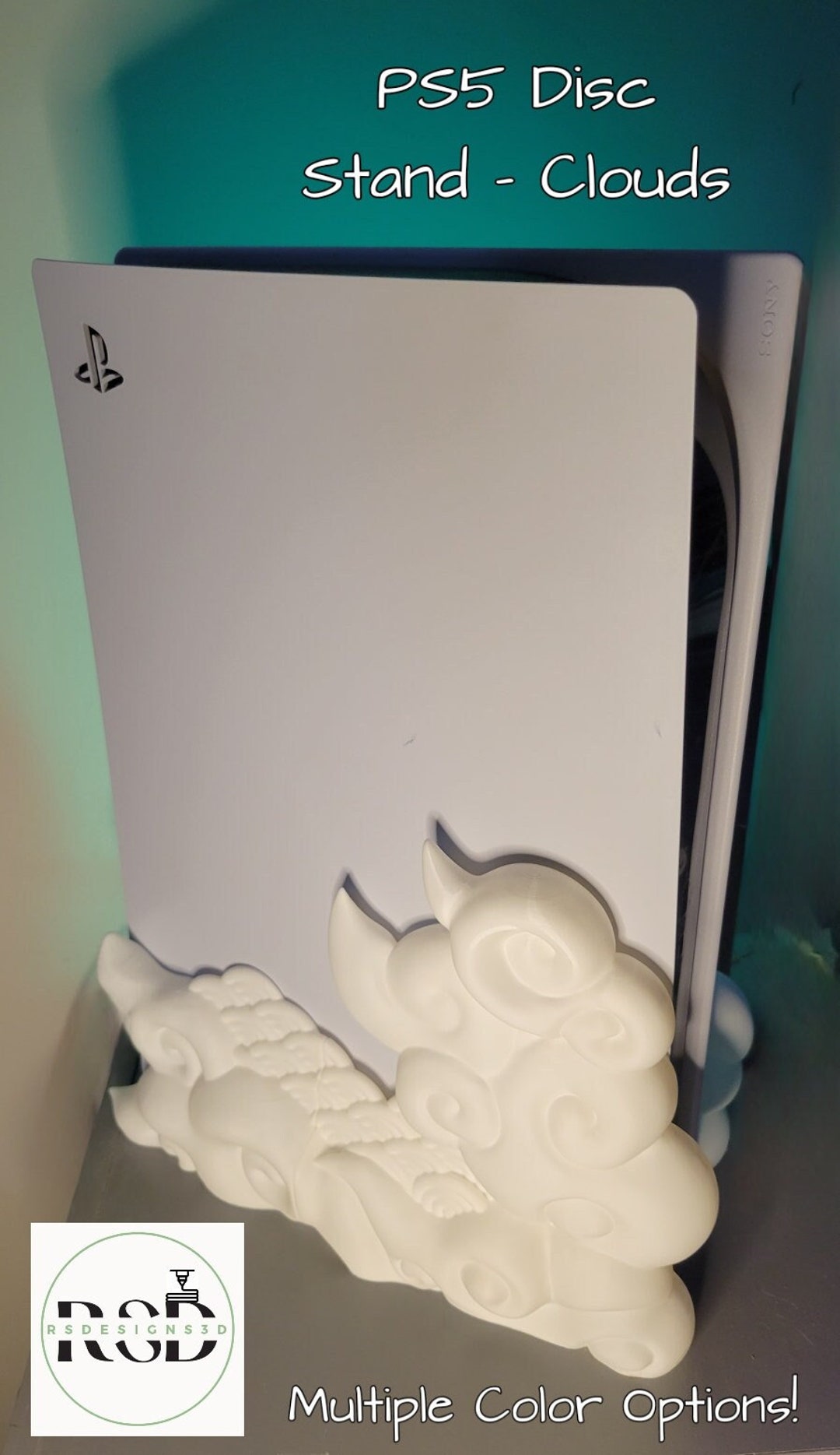 PS5 disc Stand Clouds - Etsy