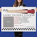 Editable POSTER 24x36 Drivers License Pinewood Race Car Derby! Derby ...