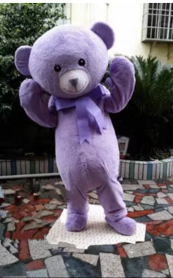 Birthday Teddy Bear Purple