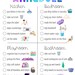 Customizable and Editable Summer Chore Chart for Kids Digital Download ...