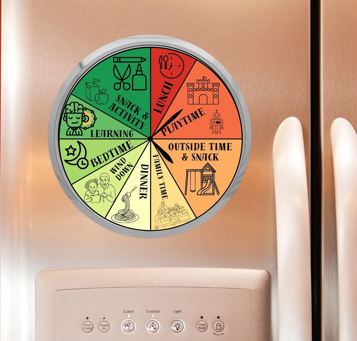 Customizable 8" Summer Clock Template | Editable Schedule for Kids of All Ages | 5 Versatile ...