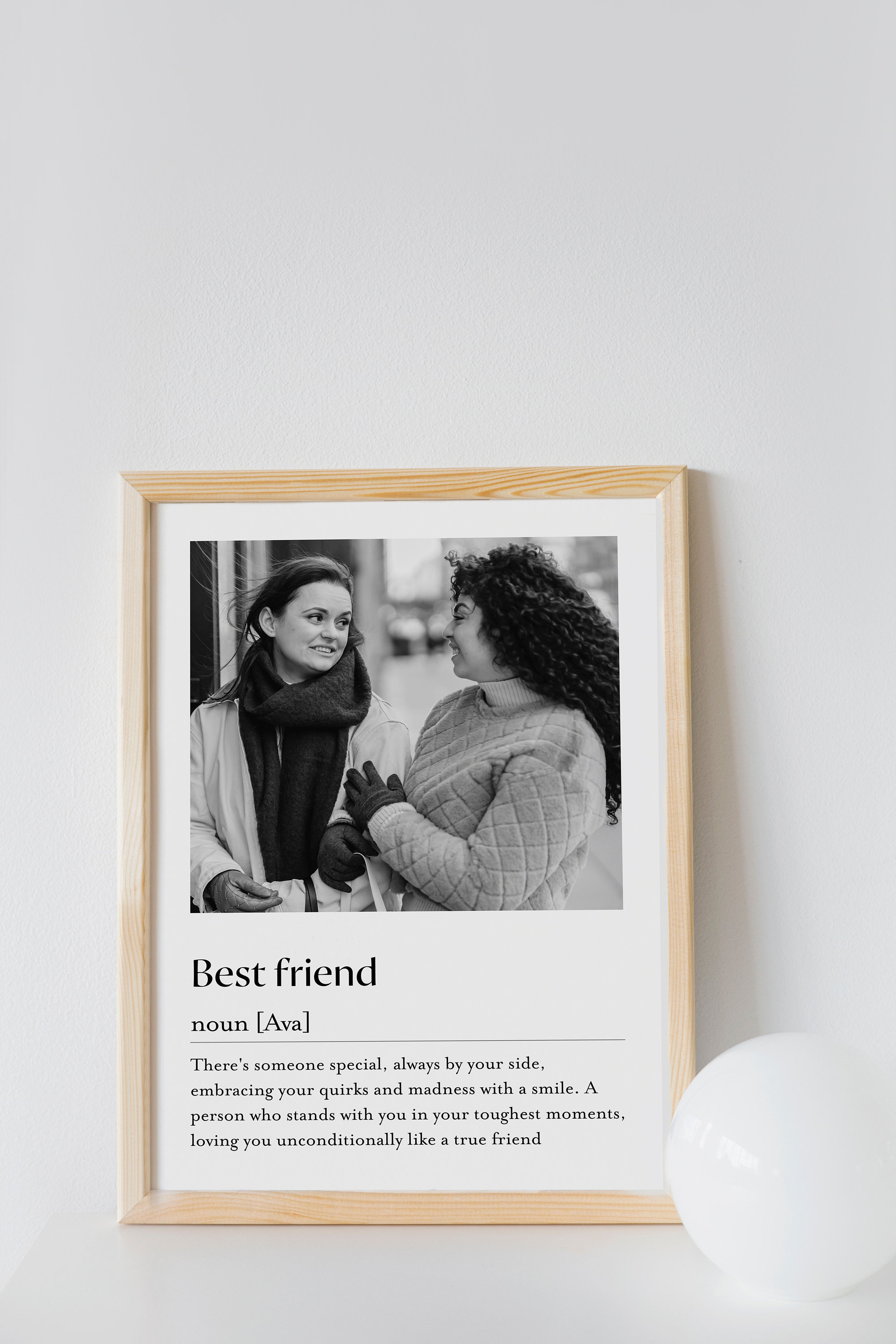 Bester Freund Geschenk personalisierter Druck, bester Freund ...