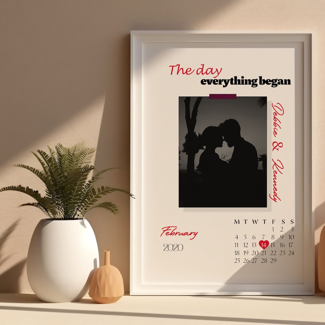 Custom Couple Photo Print Gift Personalized Love Print Gift for Your ...