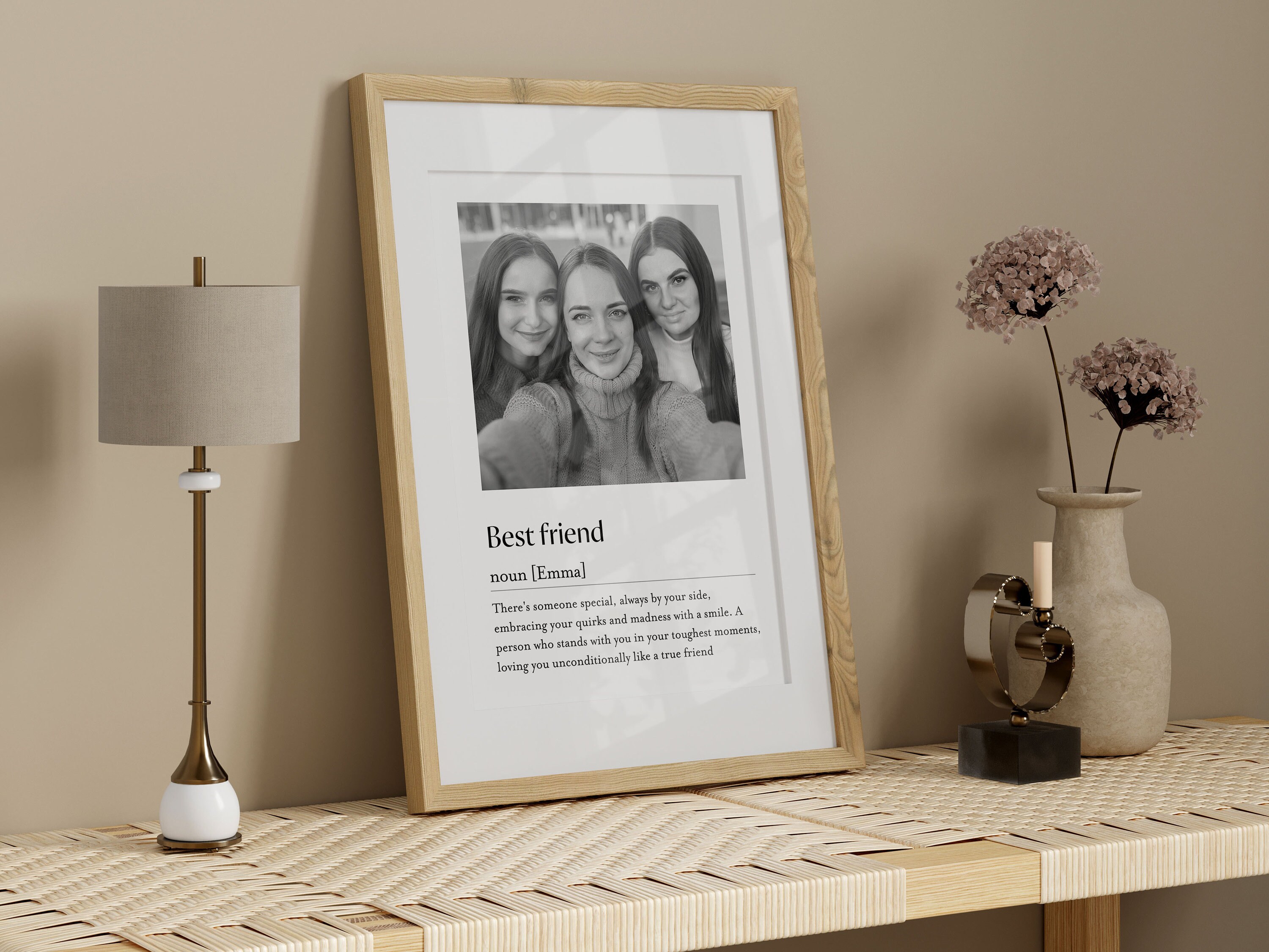 Bester Freund Geschenk personalisierter Druck, bester Freund ...