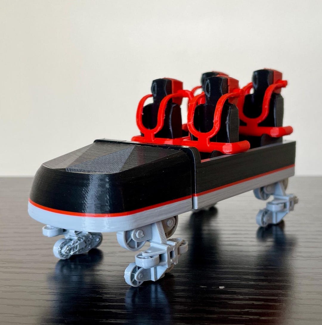 3D Printed I305 Roller Coaster Car Replica | Kings Dominion Collectible ...