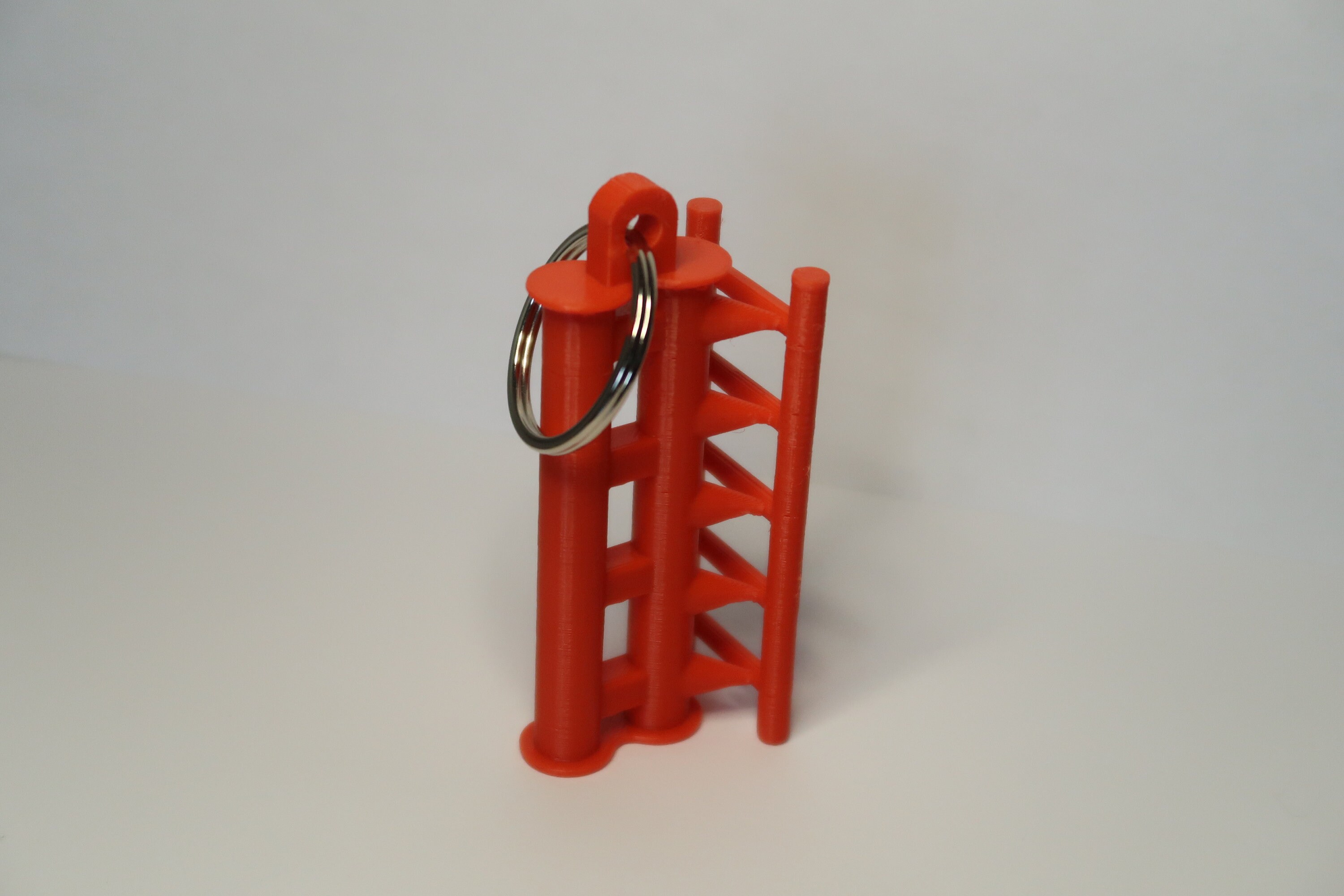 Roller Coaster Track Keychain Modern Intamin Inspired 3D Printed Track ...
