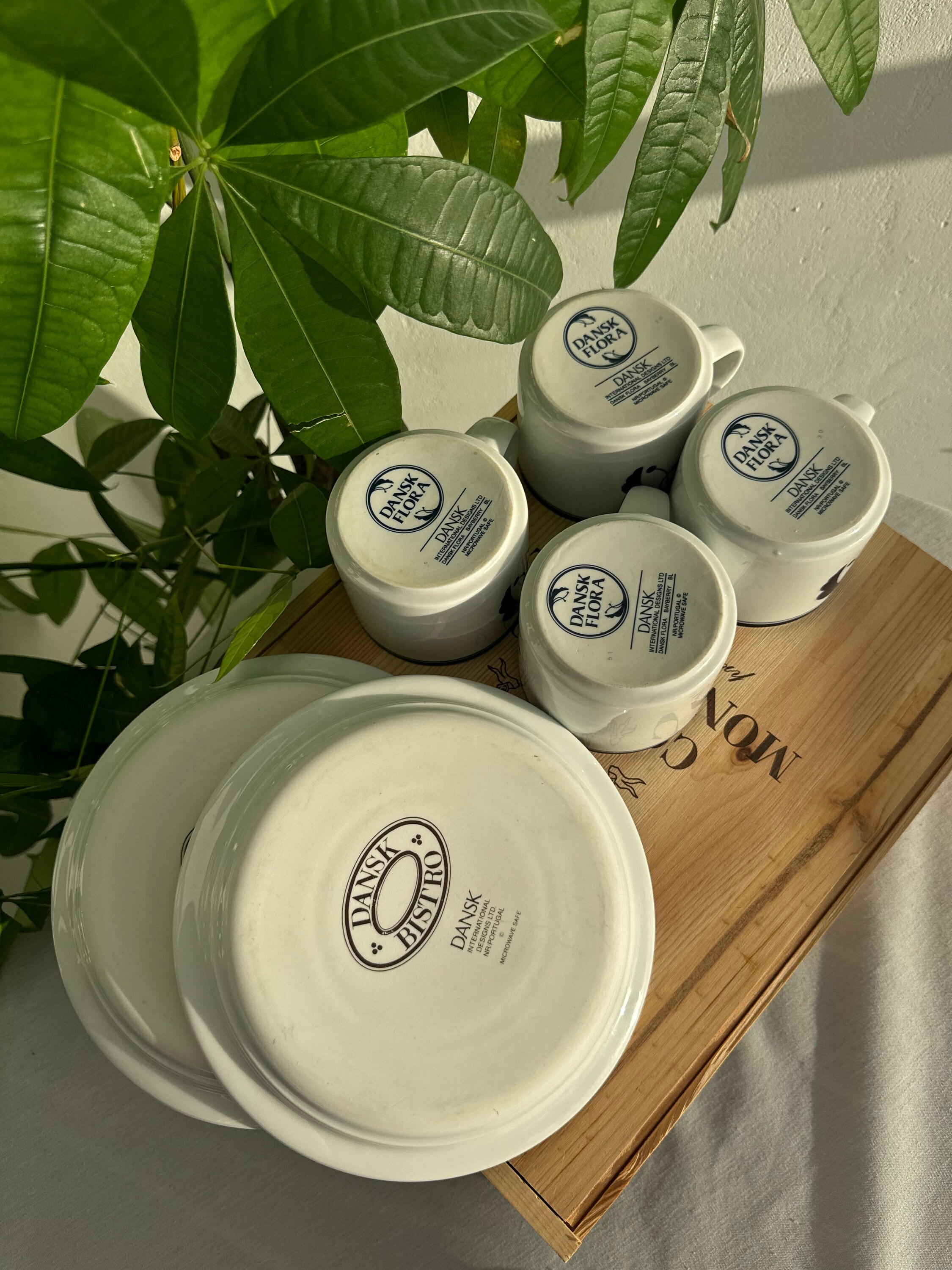 Vintage Dansk Bistro Dining Set: Flora Bay Berry Design - Etsy