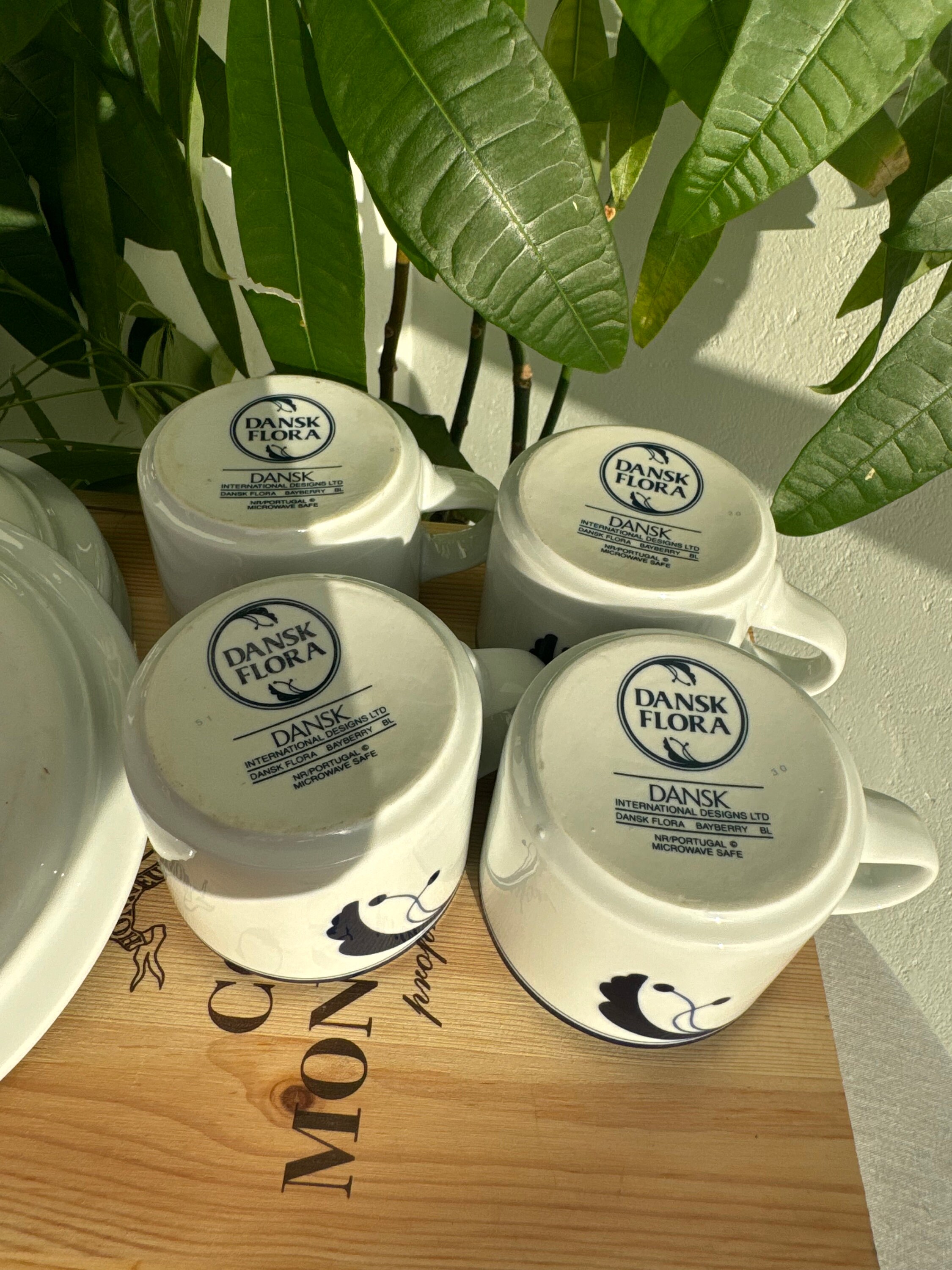 Vintage Dansk Bistro Dining Set: Flora Bay Berry Design - Etsy