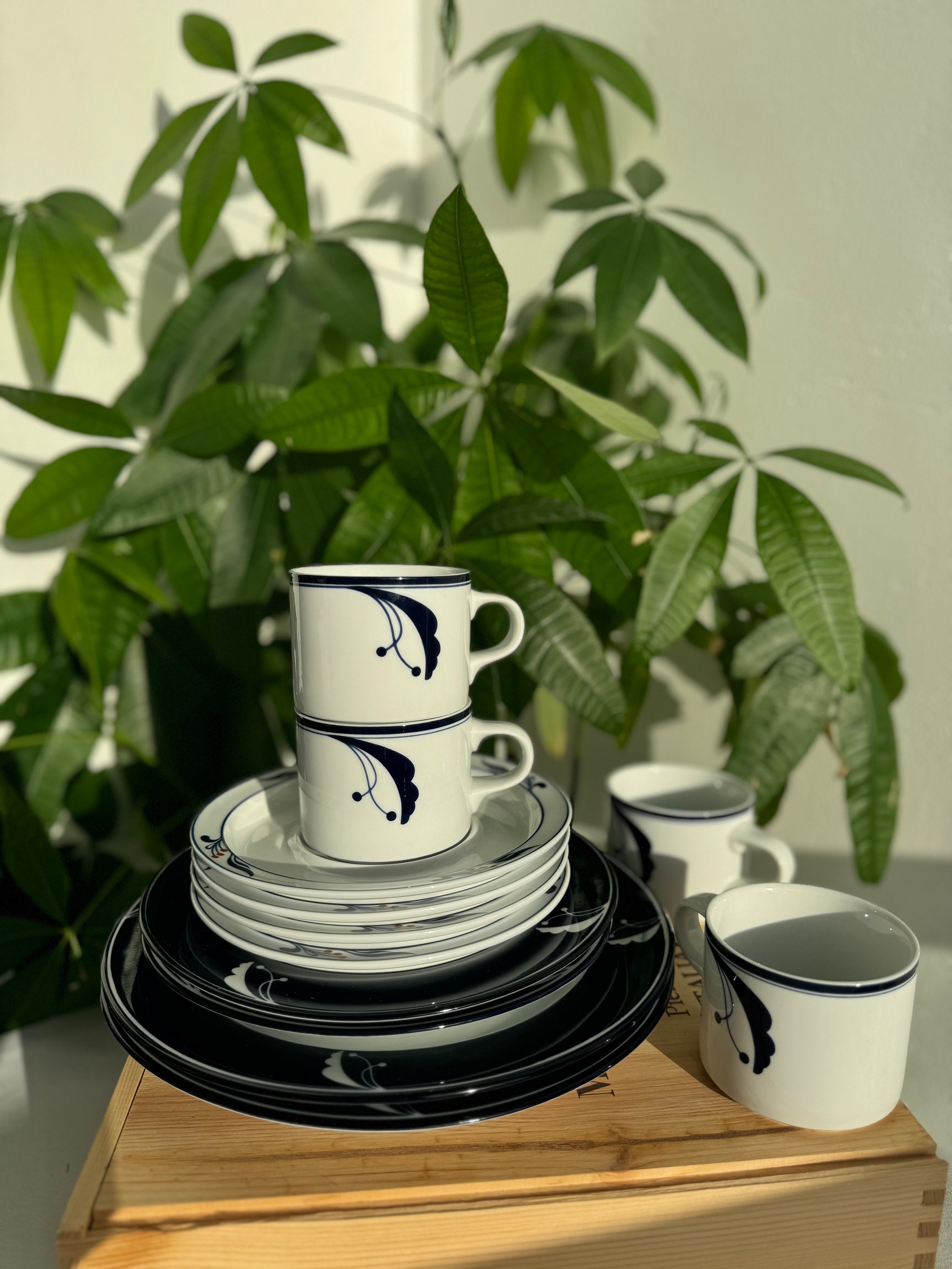 Vintage Dansk Bistro Dining Set: Flora Bay Berry Design - Etsy