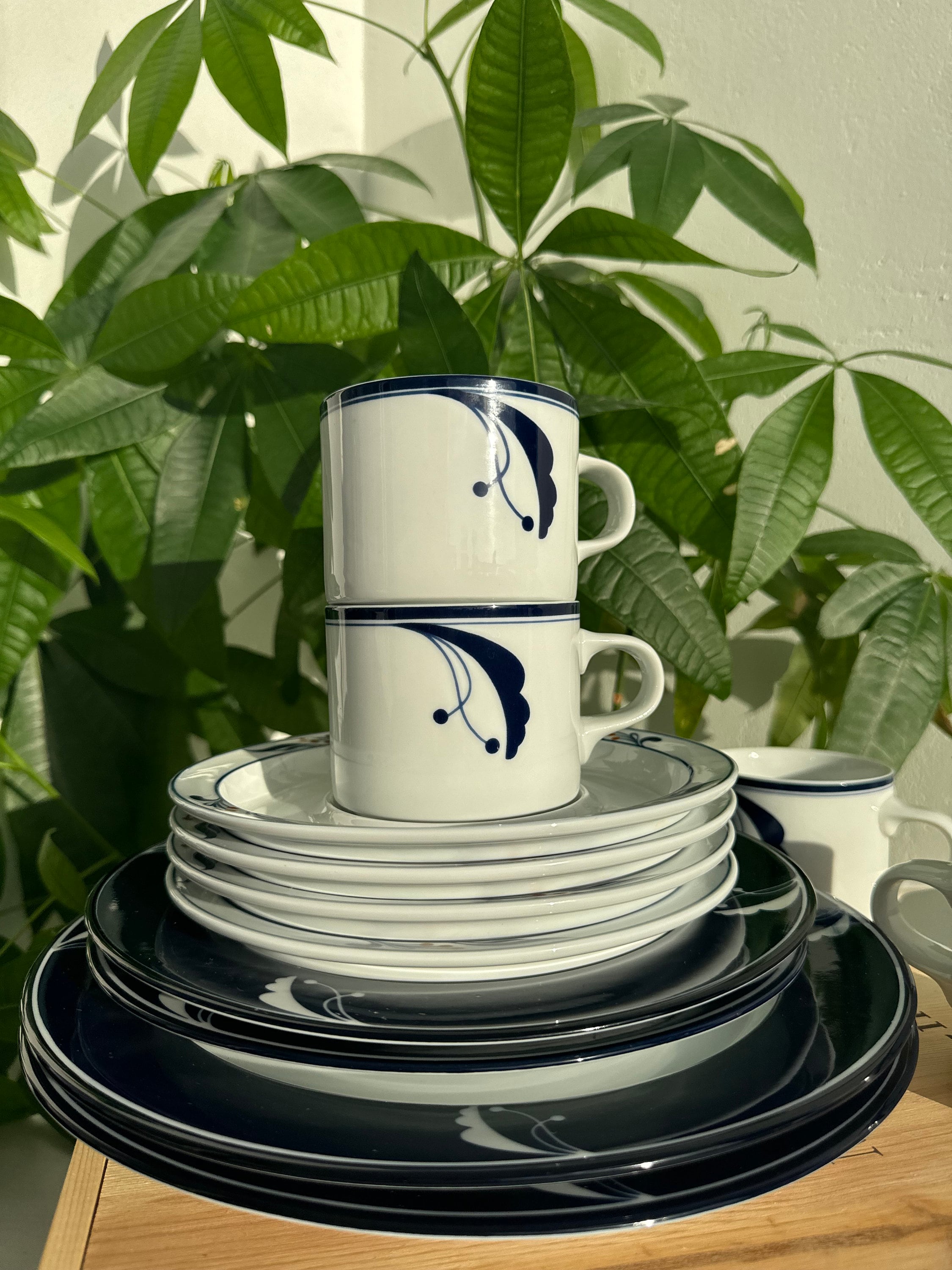 Vintage Dansk Bistro Dining Set: Flora Bay Berry Design - Etsy