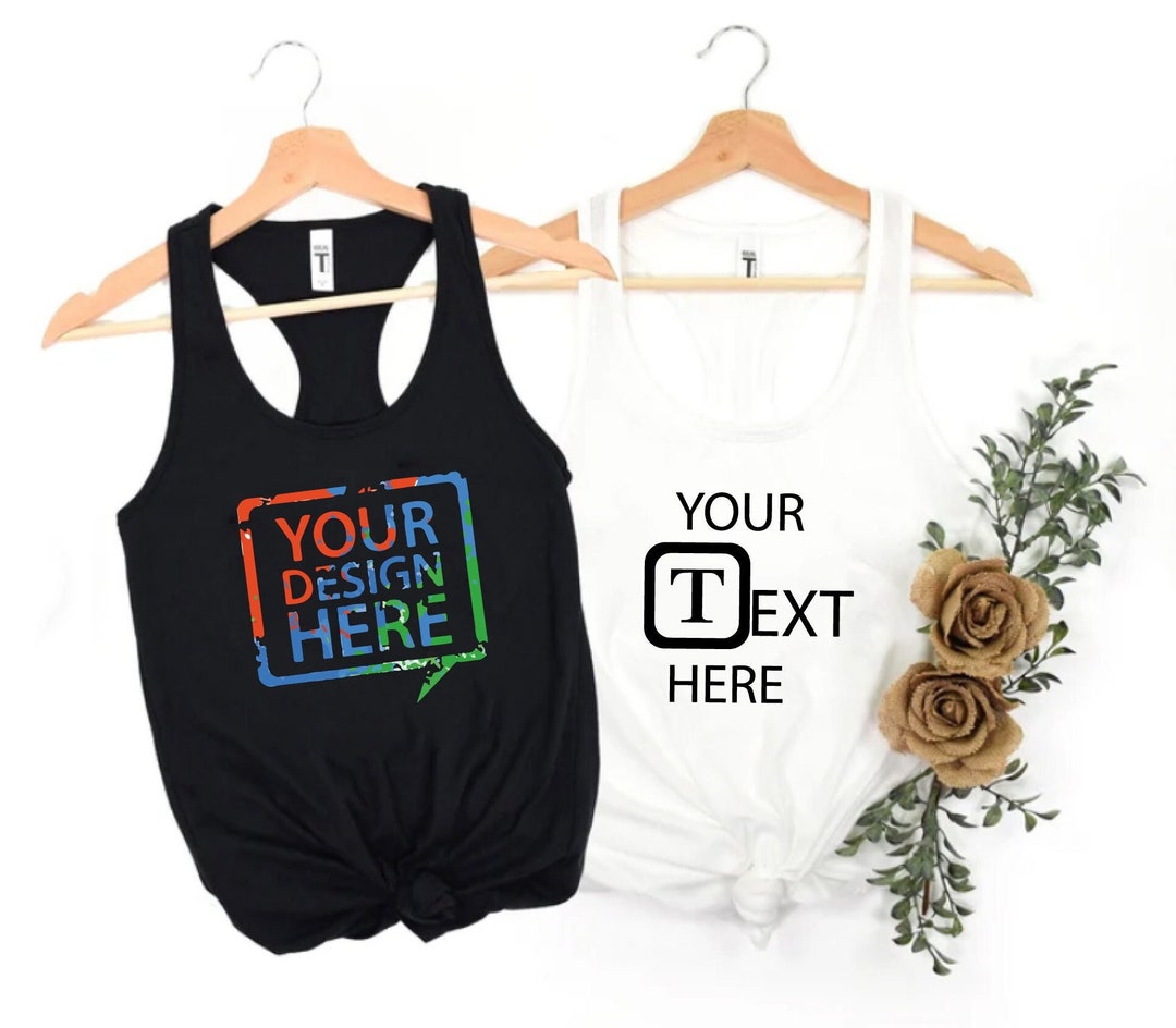 Custom Tank Top, Custom Text Tank, Bridal Party Tanks, Custom Design ...