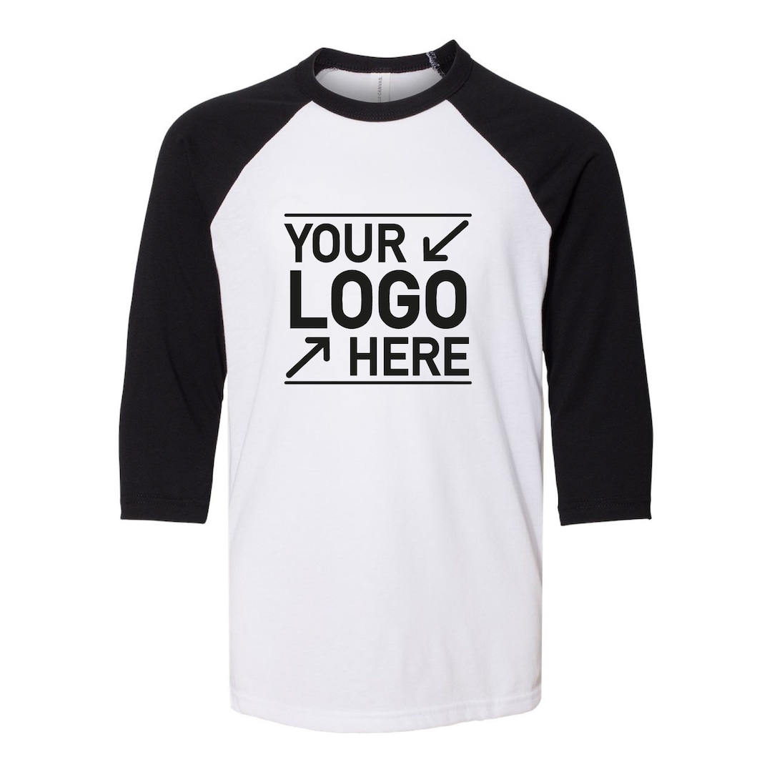 Custom Raglan 3/4 Sleeve Shirts, Personalized Raglan Shirt, Custom ...