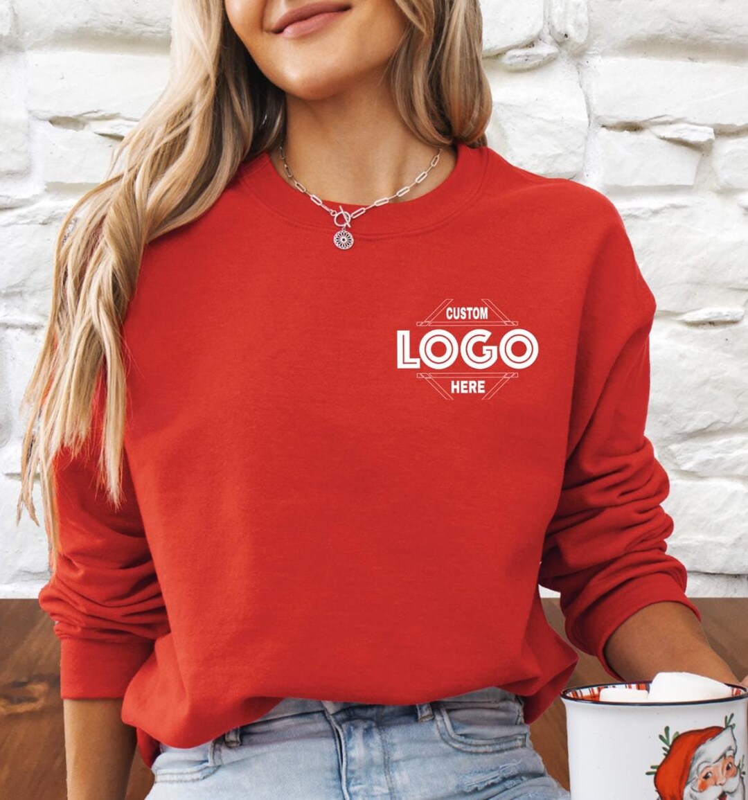 Custom Logo Sweatshirts, Custom Design Hoodie, Custom Text Sweatshirt ...
