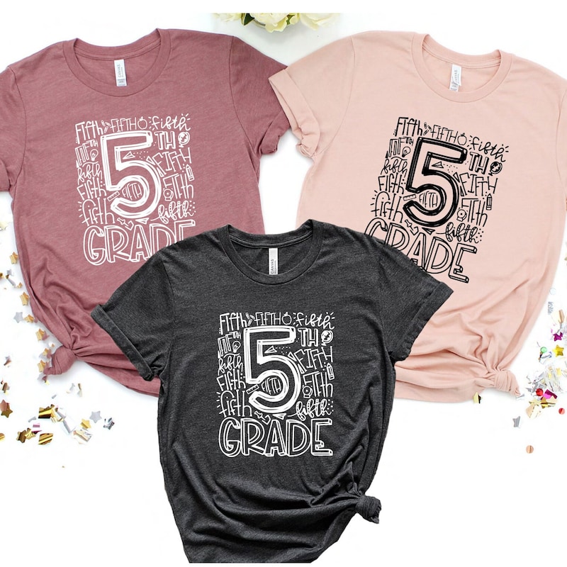 5th Grade Teacher Shirt - Etsy