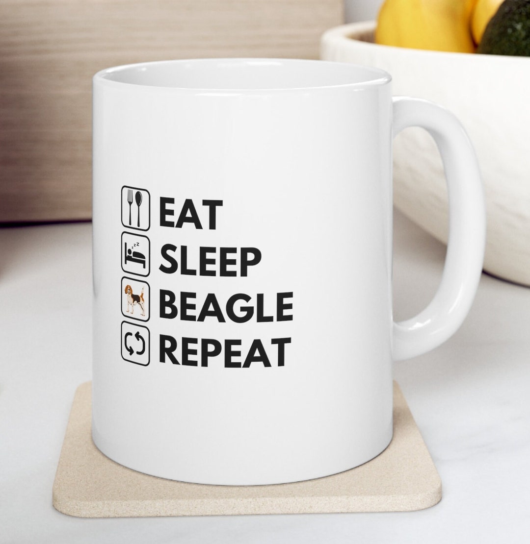 Beagle Lover Mug, Funny Beagle Quote Coffee Cup for Beagle Lovers and ...