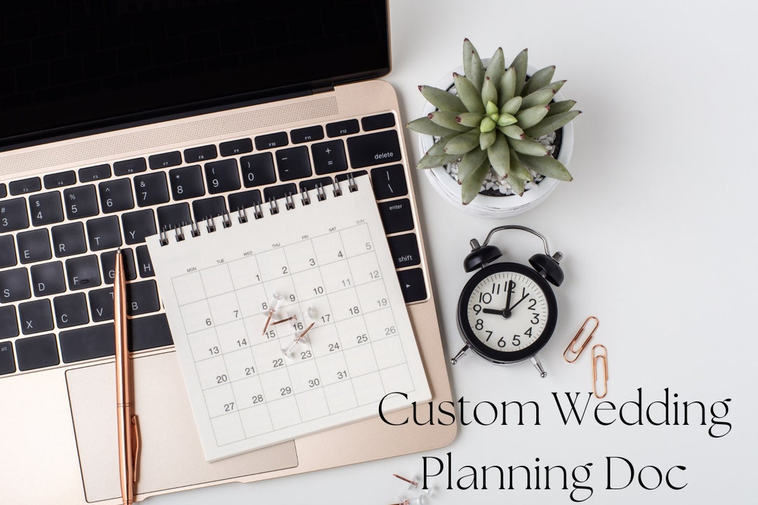 Custom Wedding Planning Doc | Customizable Digital Template - Etsy