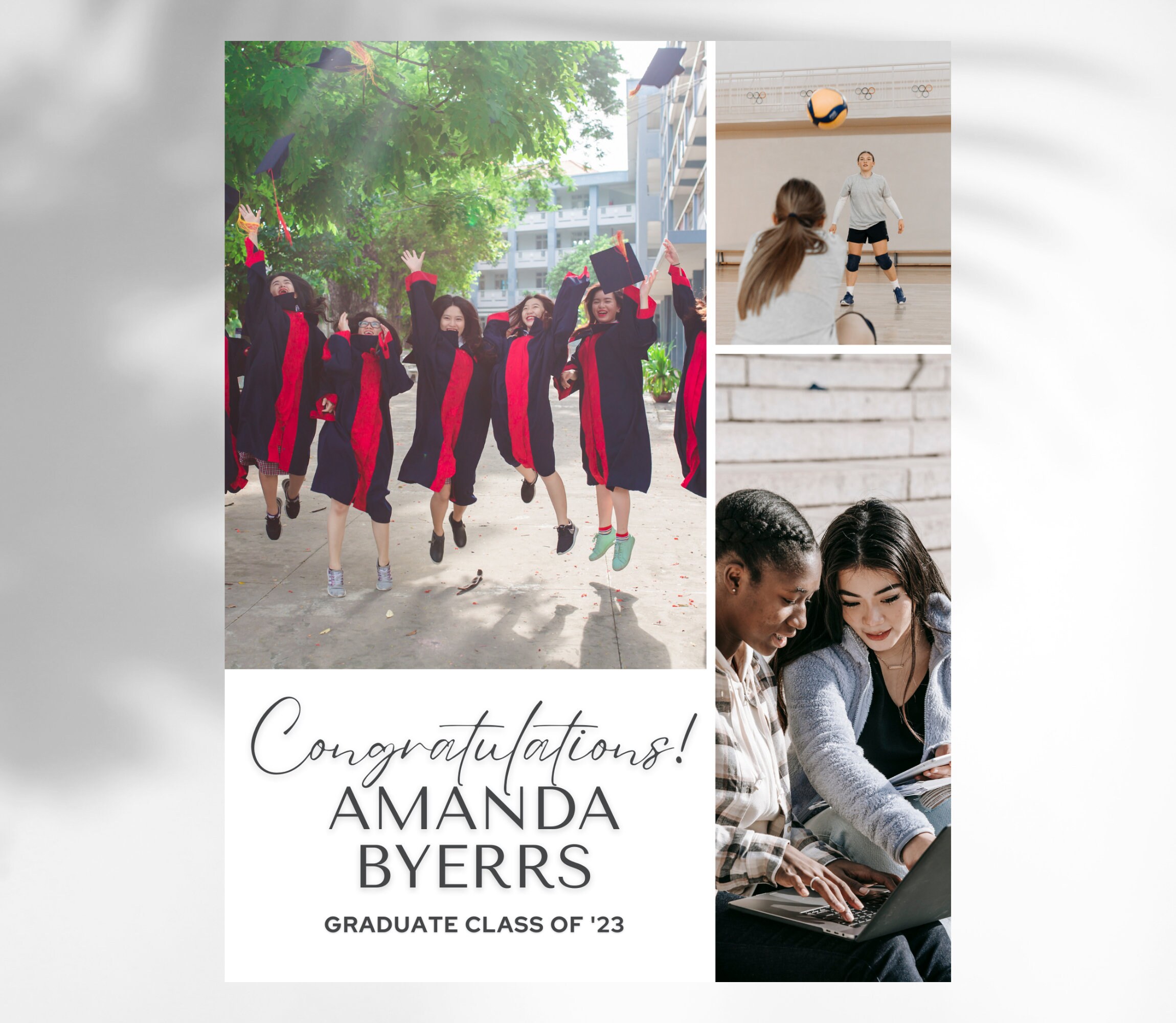 YEARBOOK AD Template, Canva Template, 12 Full Pages, Editable Layout ...