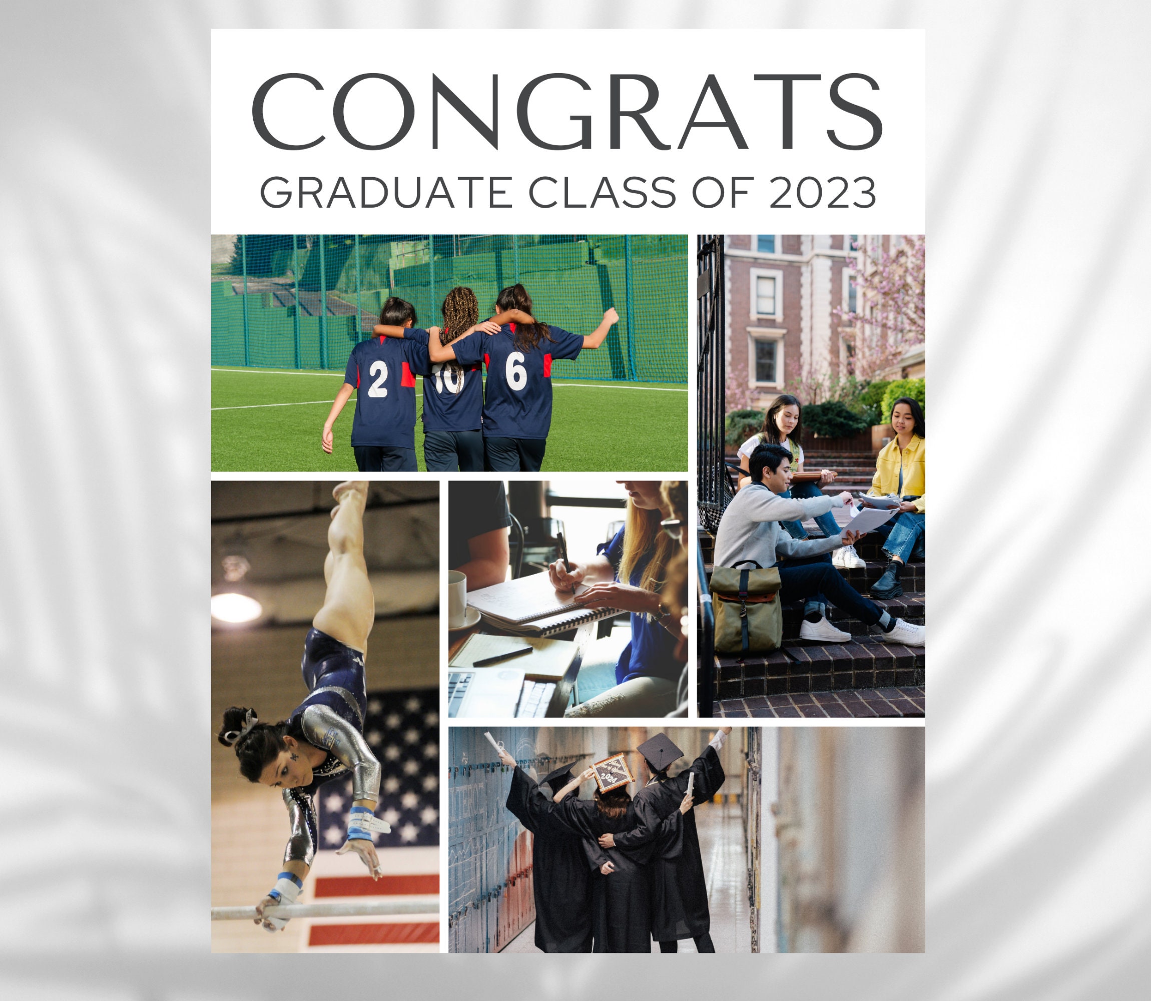 YEARBOOK AD Template, Canva Template, 12 Full Pages, Editable Layout ...