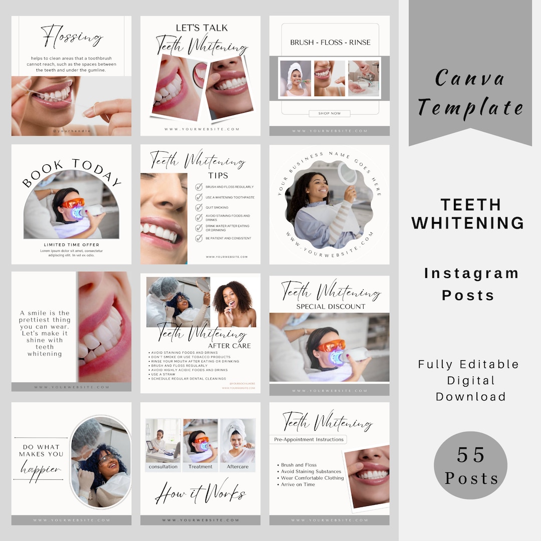 Teeth Whitening Instagram Teeth Whitening Business Led Teeth