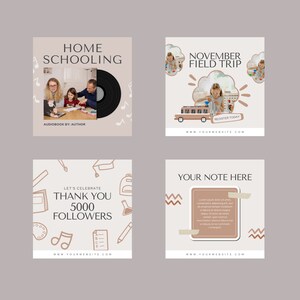 Education Instagram Posts, Canva Template, Early Childhood Education ...