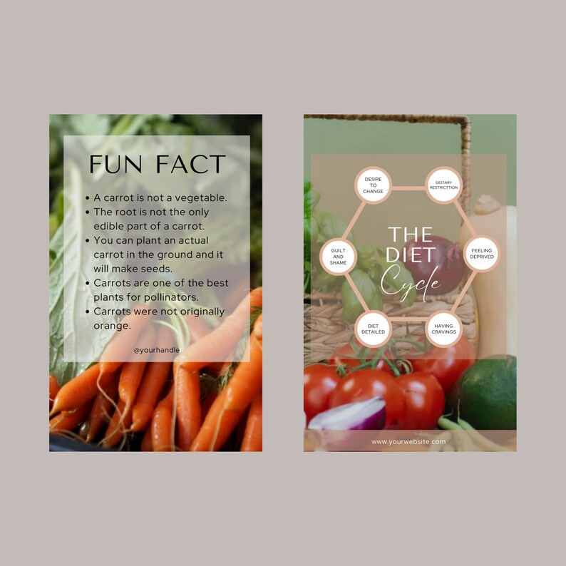 Nutritionist Social Media Posts, Health and Wellness Coach Instagram ...