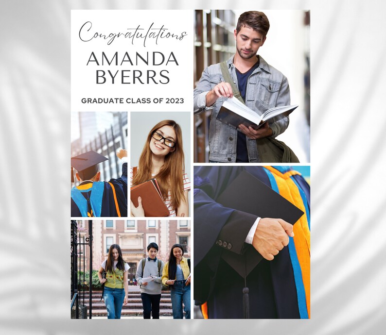 YEARBOOK AD Template, Canva Template, 12 Full Pages, Editable Layout ...