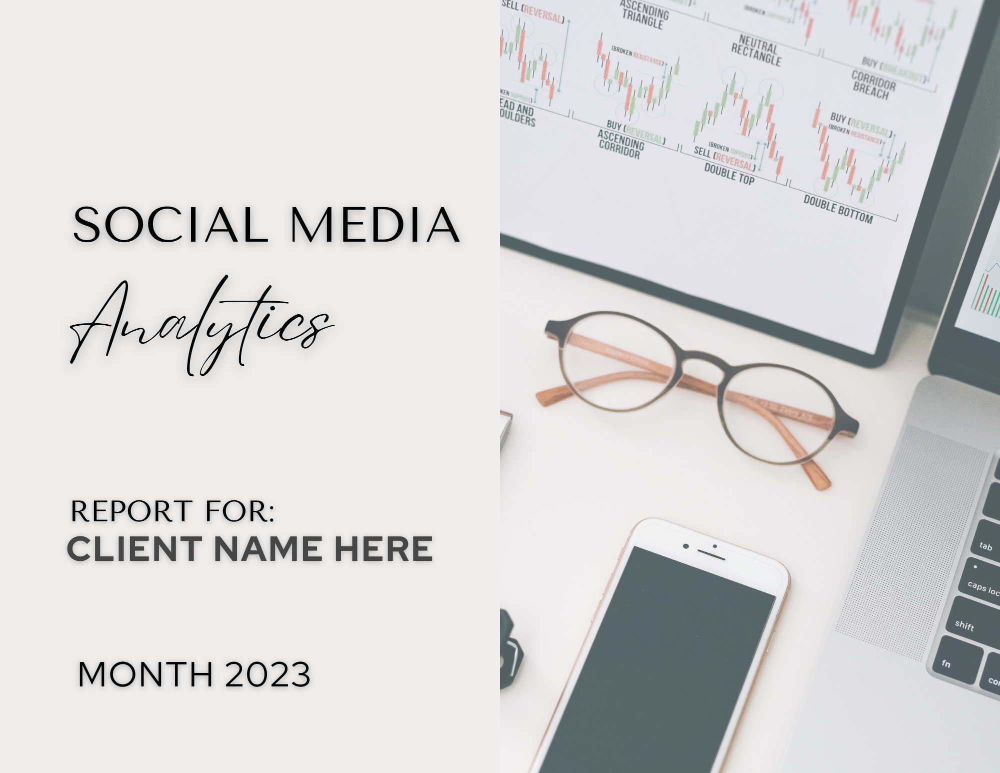 Social Media Analytics Report Template, Social Media Performance Report ...