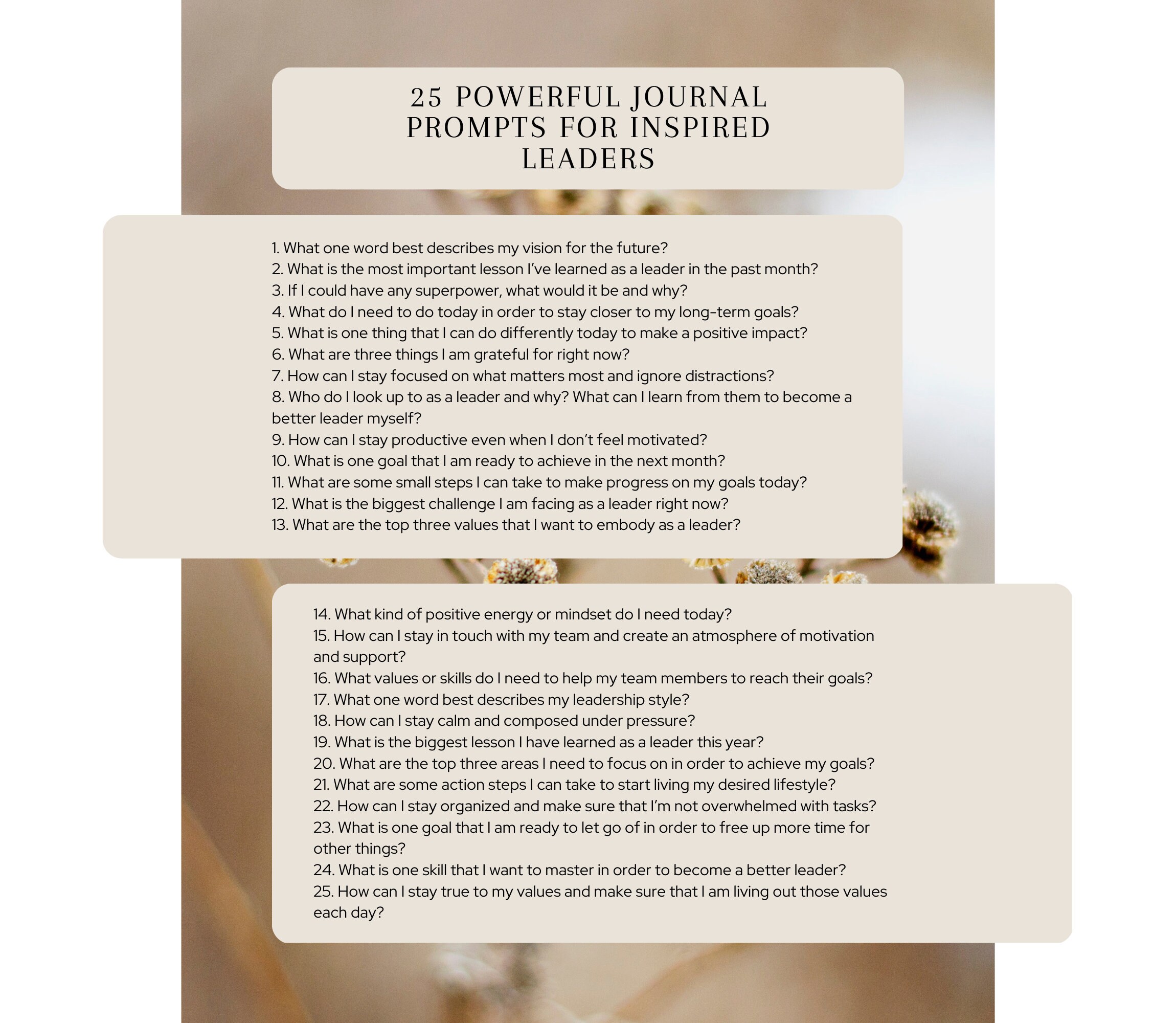 Leadership Mindset Workbook, Successful Leadership Journal, Leadership ...