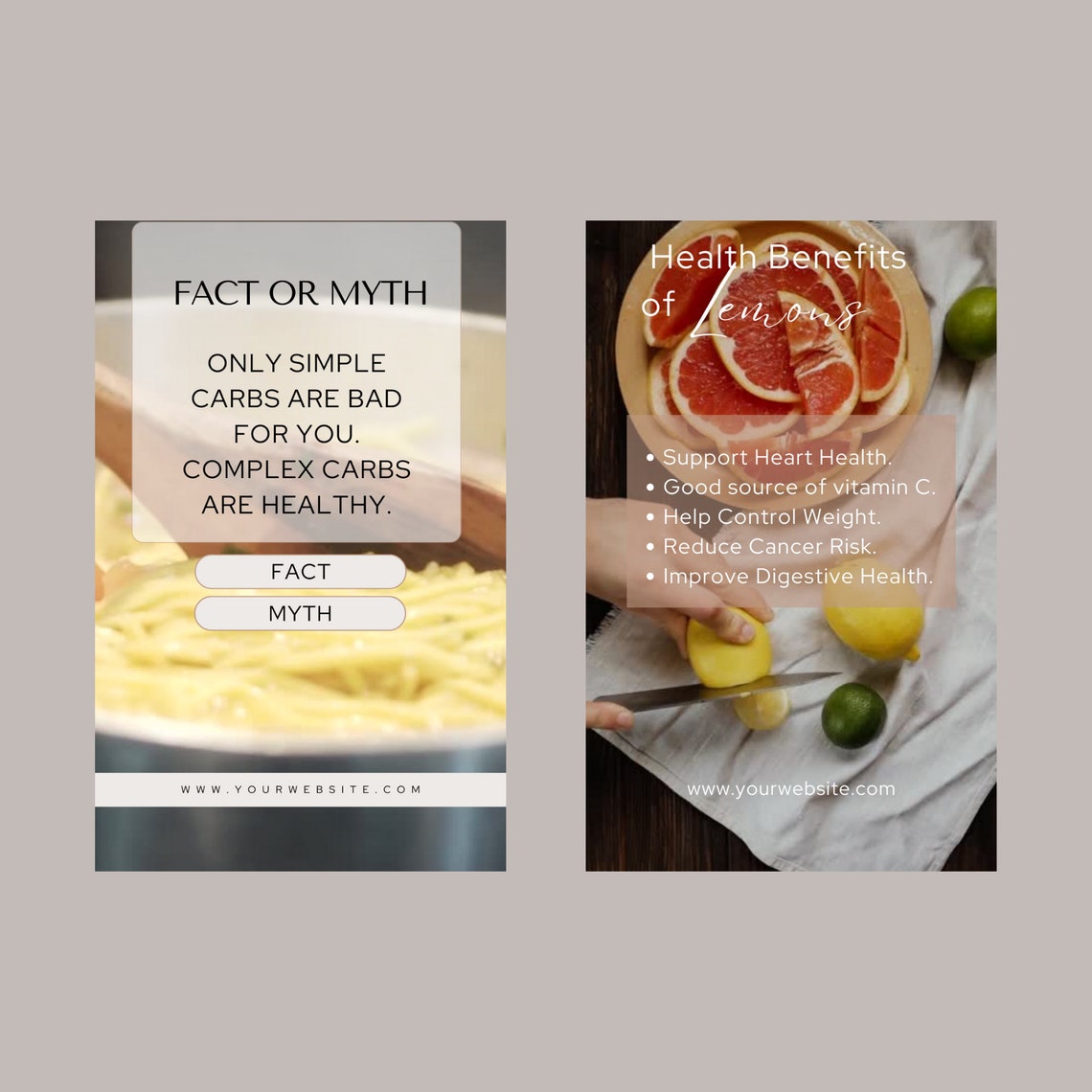 Nutritionist Social Media Posts, Health and Wellness Coach Instagram ...