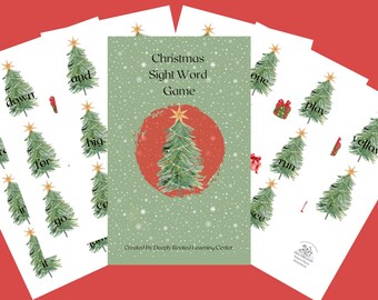 Christmas Sight Word Hide and Seek Game | Holiday Literacy (digital ...