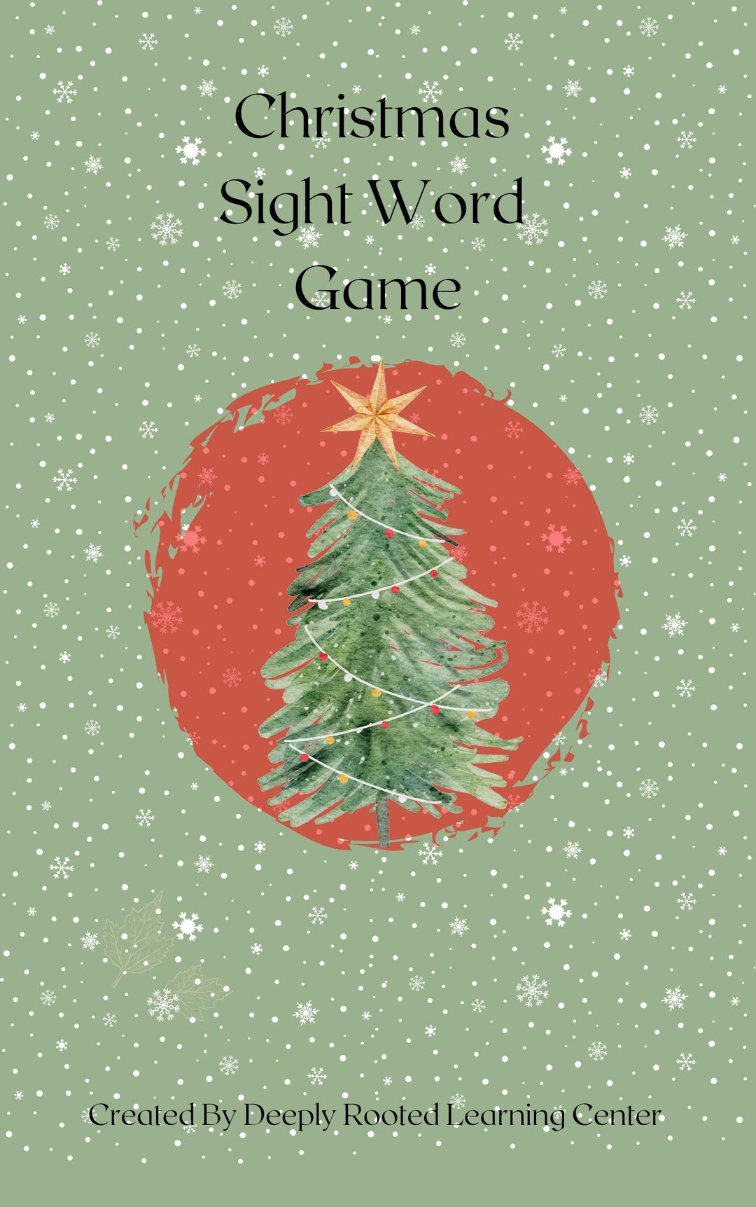 Christmas Sight Word Hide and Seek Game | Holiday Literacy (digital ...