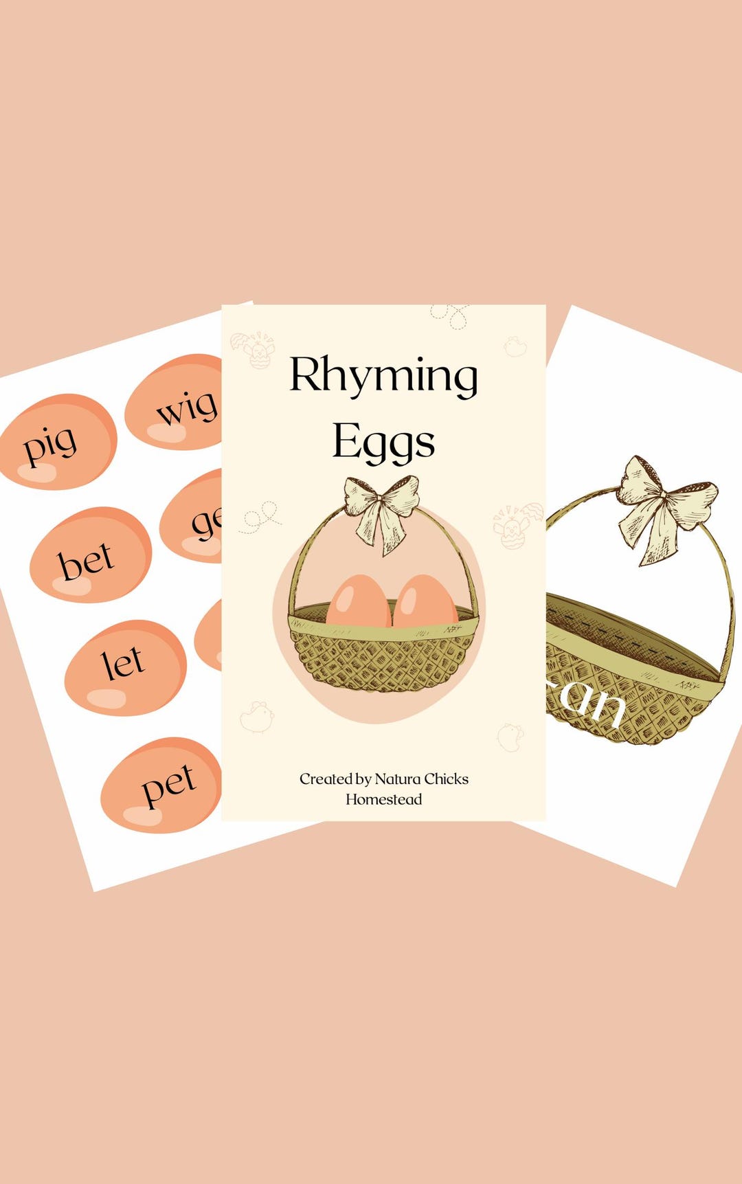Printable Rhyming Eggs Game – Hands-on Phonics Activity for Kids ...