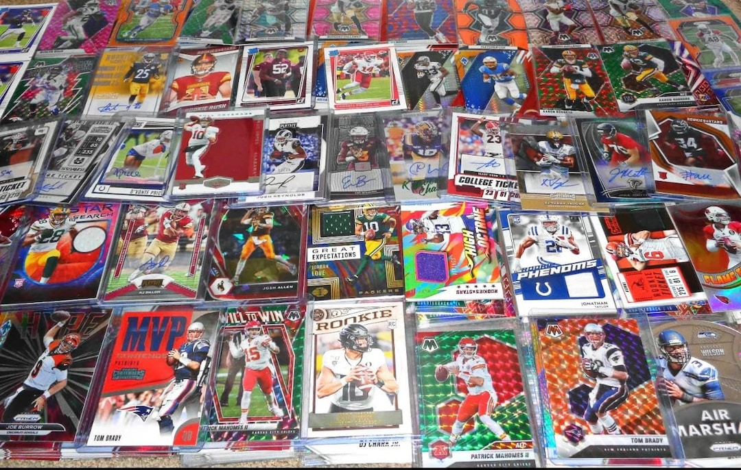 NFL FOOTBALL Hot Packs - 15 Cards - 4 Rookies - Look for Autographs ...