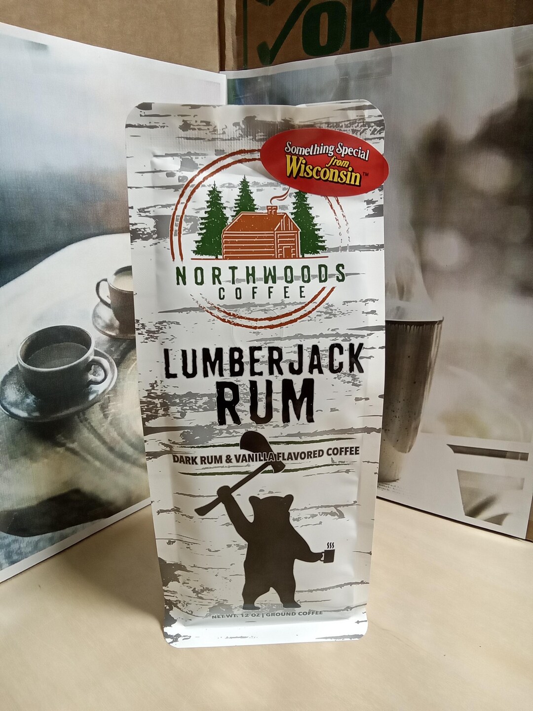 Northwoods Coffee Lumberjack Rum 12oz Ground Coffee - Etsy