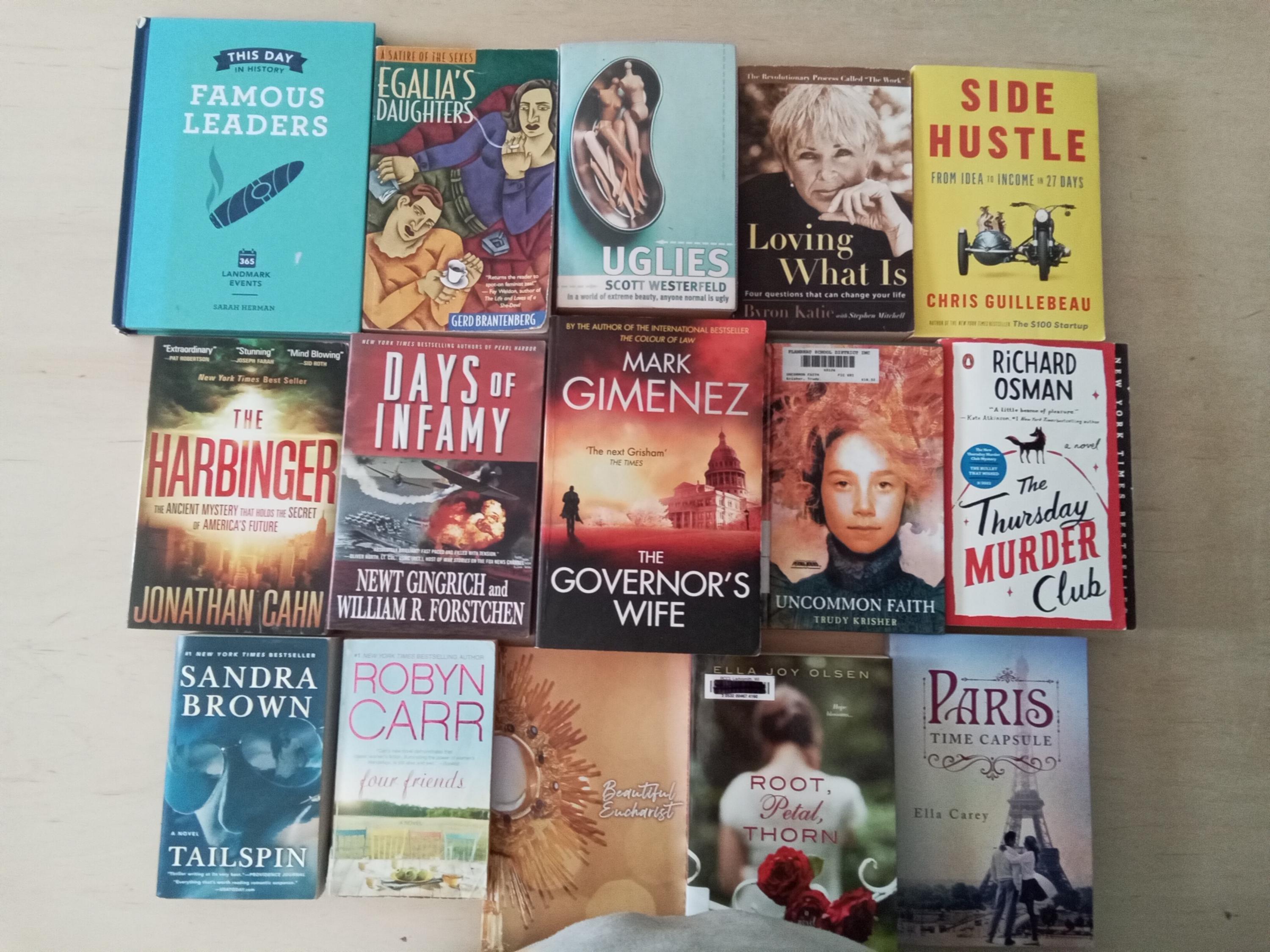 Lot of 10 Pounds Paperback Instant Collection General Fiction Book MIX ...
