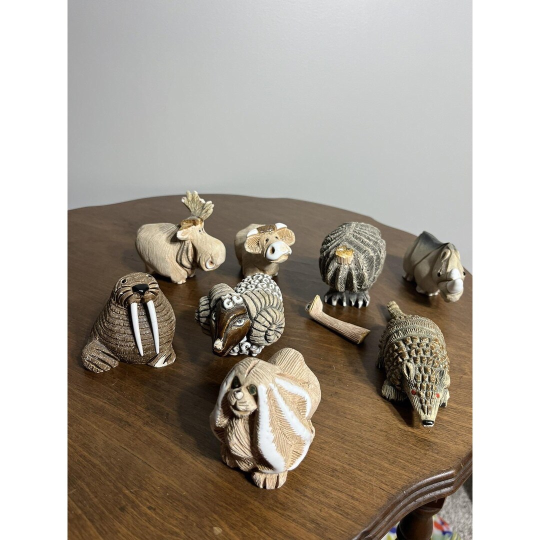 Artesania Riconada Uruguay Small Pottery Set of Assorted Animals - Etsy