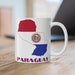 Paraguay Coffee Mug, Paraguay Flag Map Mug, Paraguayan Gift - Etsy